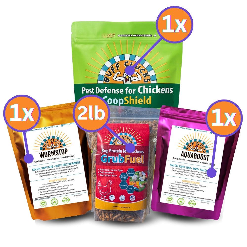Coop Care Bundle – Buff Clucks